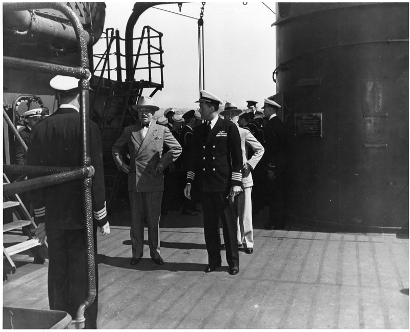 President Harry S. Truman Inspects the USS Augusta | Harry S. Truman