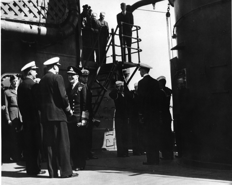 Admiral Ralph Leatham Comes Aboard | Harry S. Truman