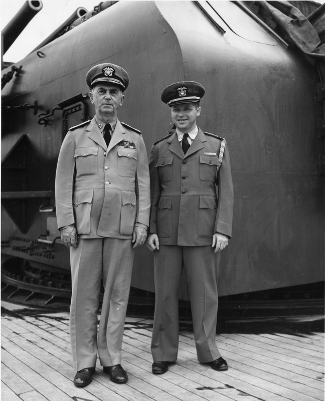 Admiral William Leahy and his Aide | Harry S. Truman