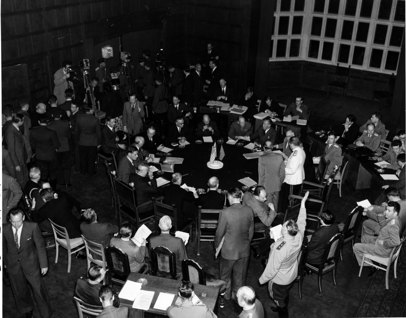 General view of Potsdam Conference table | Harry S. Truman