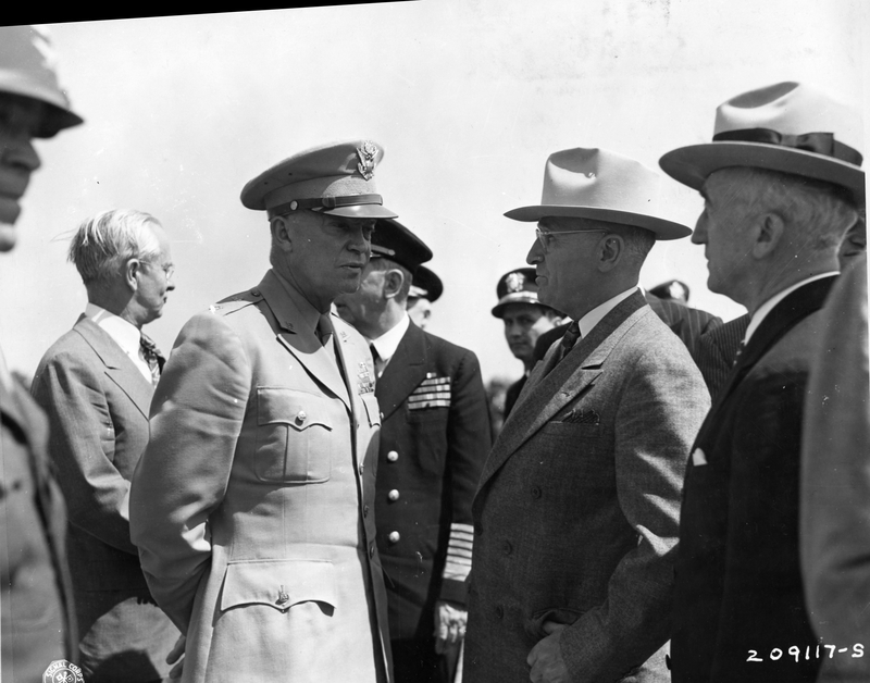 Eisenhower chats with Truman and Byrnes | Harry S. Truman