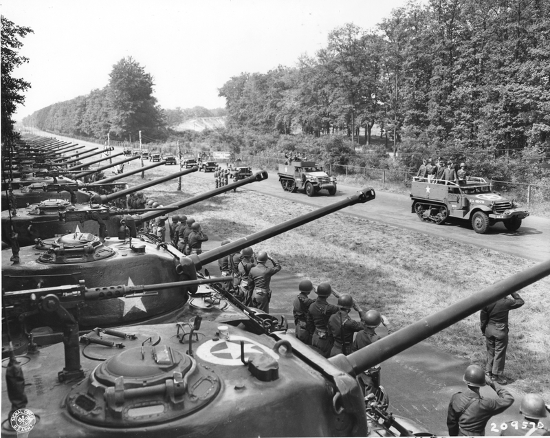 Secretary of War Stimson during military review at Potsdam | Harry S ...