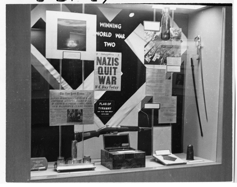 Winning World War II Exhibit Case, Truman Library | Harry S. Truman