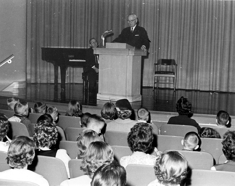 School children listen to Truman speak | Harry S. Truman