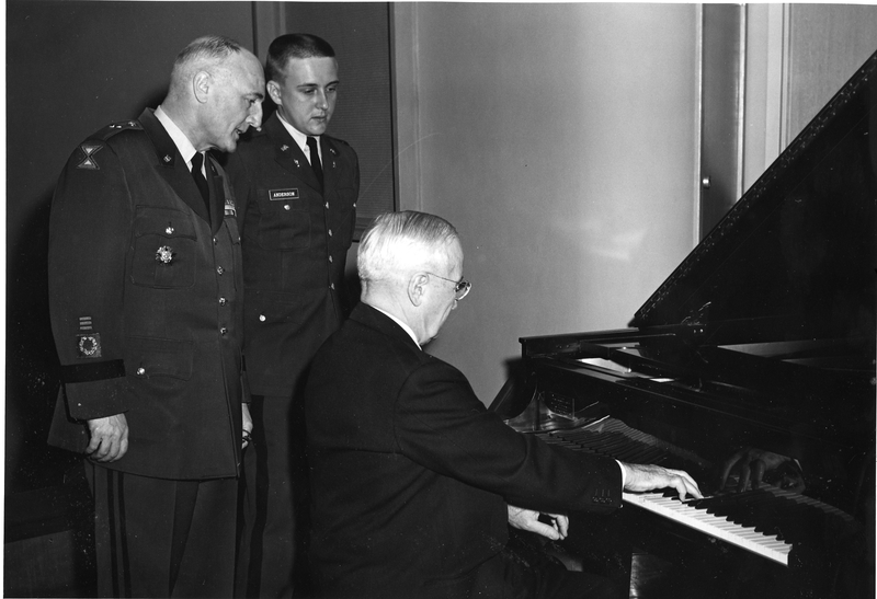 Gibson and Anderson with Truman at the Library | Harry S. Truman