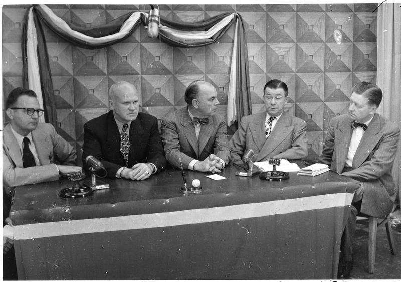 John Redding on Television Panel | Harry S. Truman