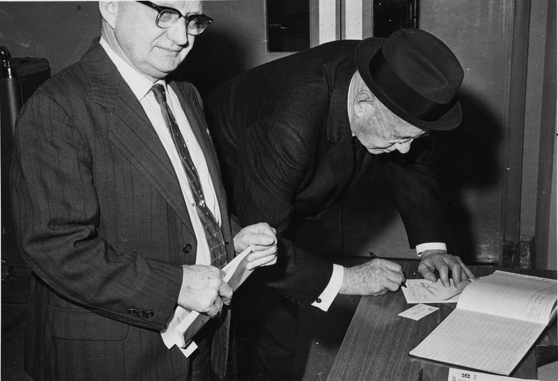 Alf Landon visits the Truman Library | Harry S. Truman