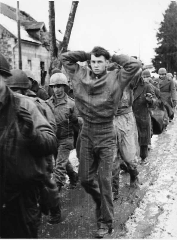 Germans Marching Prisoners Through Street | Harry S. Truman