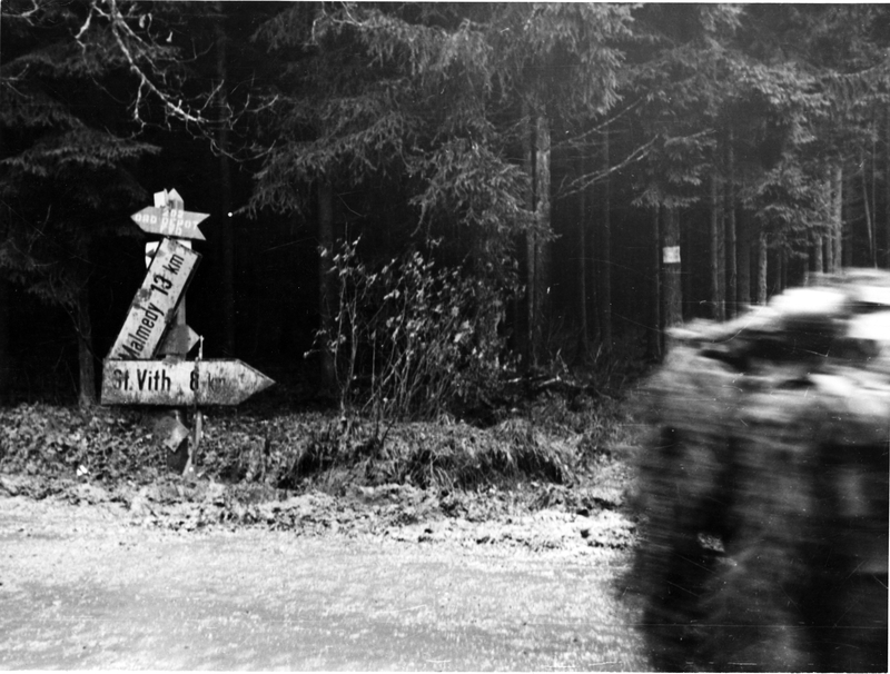 German Convoy by Broken Direction Sign | Harry S. Truman