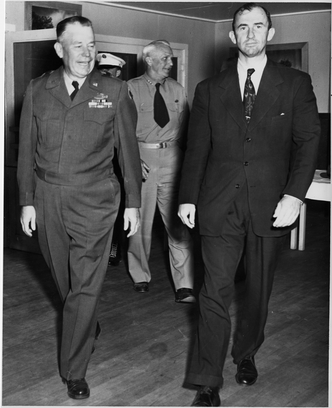 Frank Pace Enters Officer's Club | Harry S. Truman