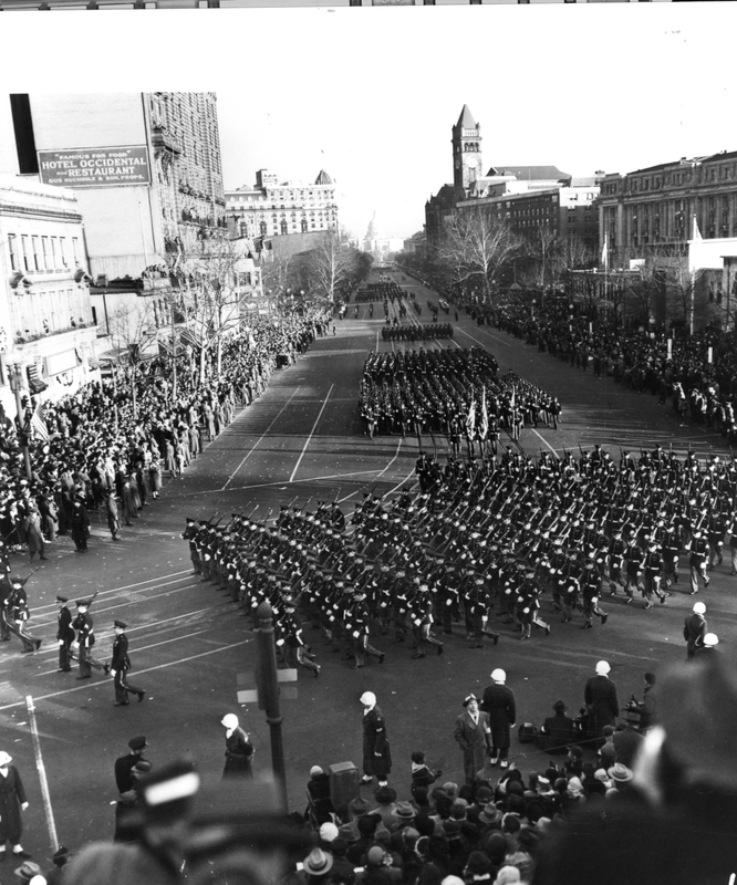 Marine Corps Marching units in Inaugural parade | Harry S. Truman