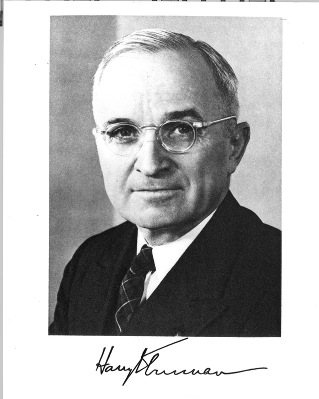 Harry S Truman Signature