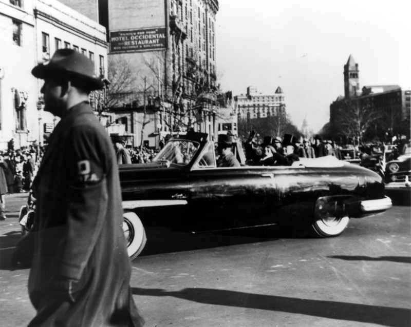 President Truman and Vice President Barkley during the 1949 ...