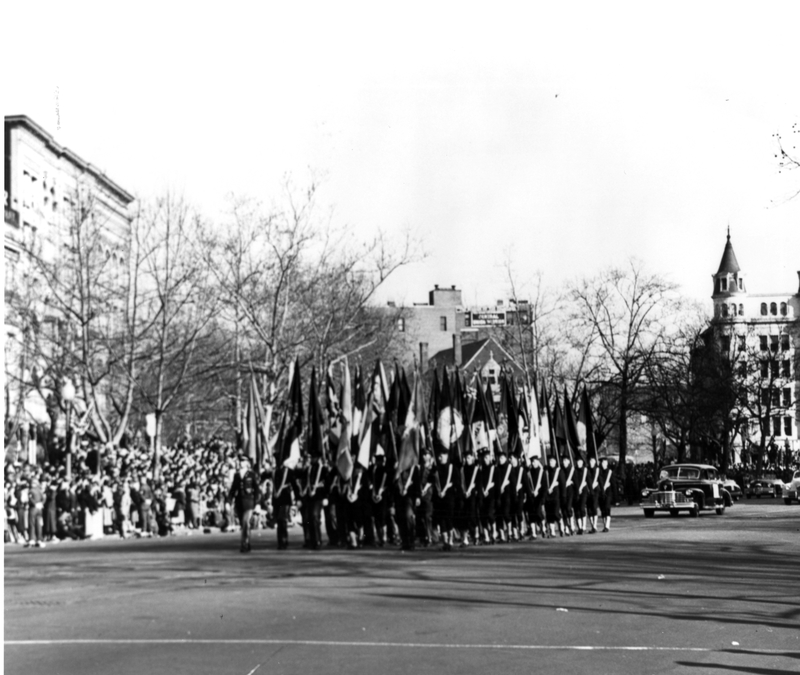Massed Colors in Inaugural parade | Harry S. Truman