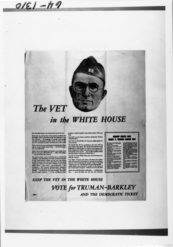 1948 Truman Campaign Material | Harry S. Truman