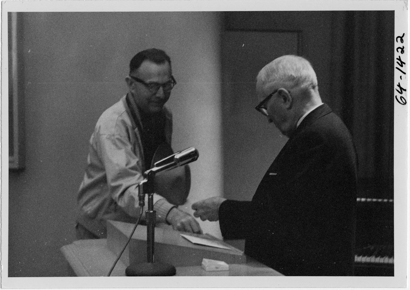 Former President Harry S. Truman with Man | Harry S. Truman