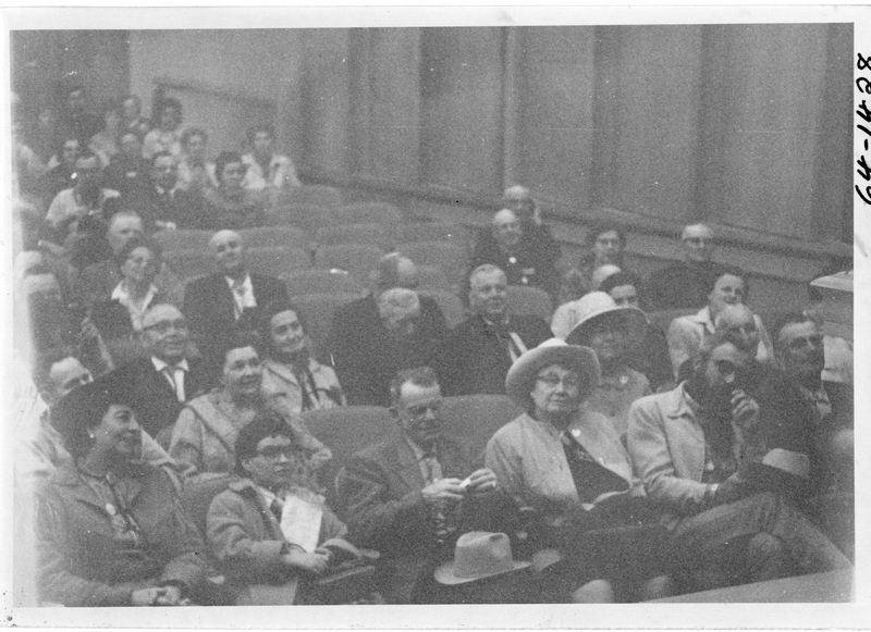 Audience attending Former President Harry S. Truman's Speech | Harry S ...