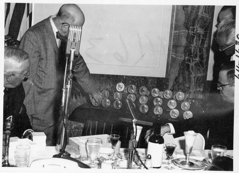 Former President Harry S. Truman and Henry Talge at Truman's 80th ...