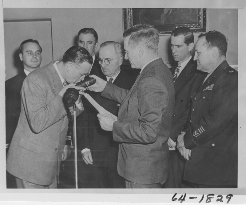 Edward McKim Sworn in as Administrative Aide to President Harry S ...