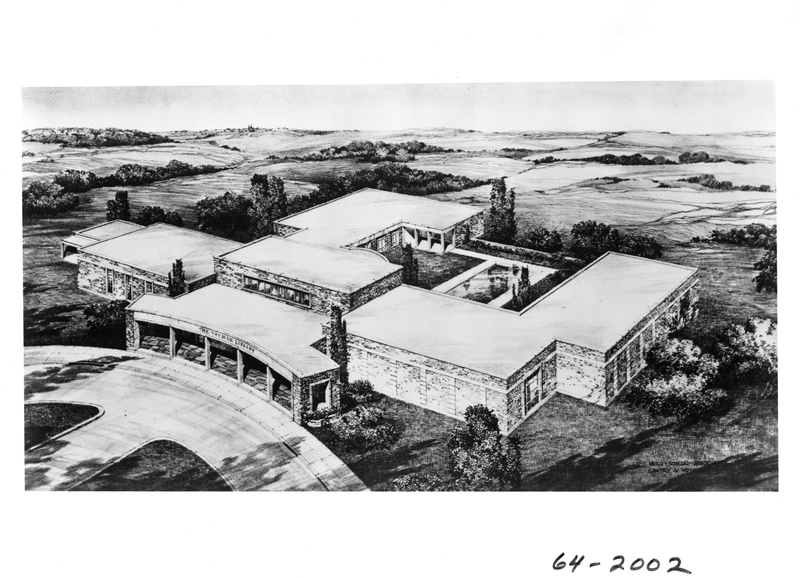Architect's Conception of the Truman Library | Harry S. Truman