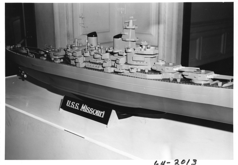 Model of the USS Missouri | Harry S. Truman