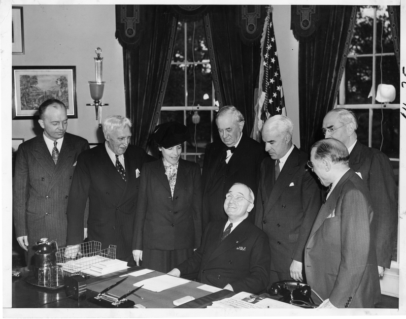 President Harry S. Truman with American Delegation to the United ...