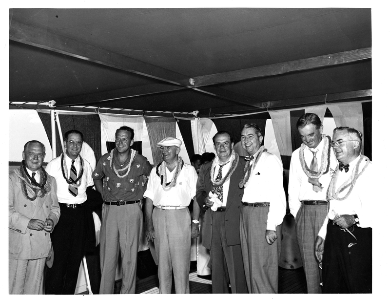 President Harry S. Truman Aboard USS Williamsburg | Harry S. Truman