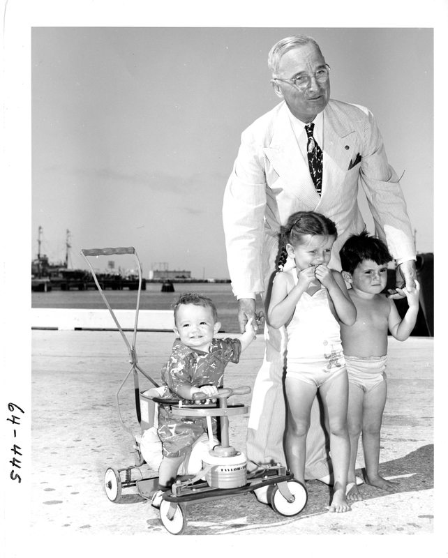 President Harry S. Truman Poses With Children in Key West | Harry S. Truman