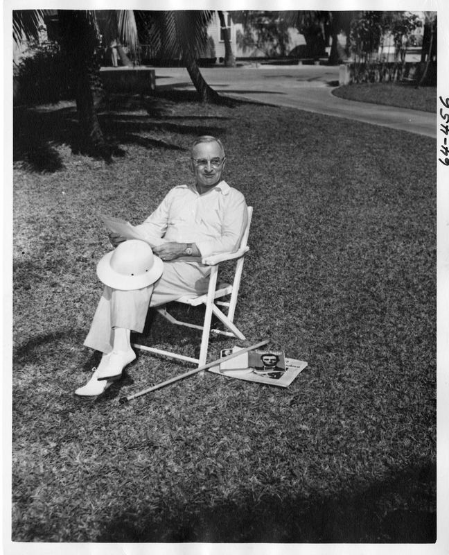 President Harry S. Truman Reading in Key West, Florida | Harry S. Truman