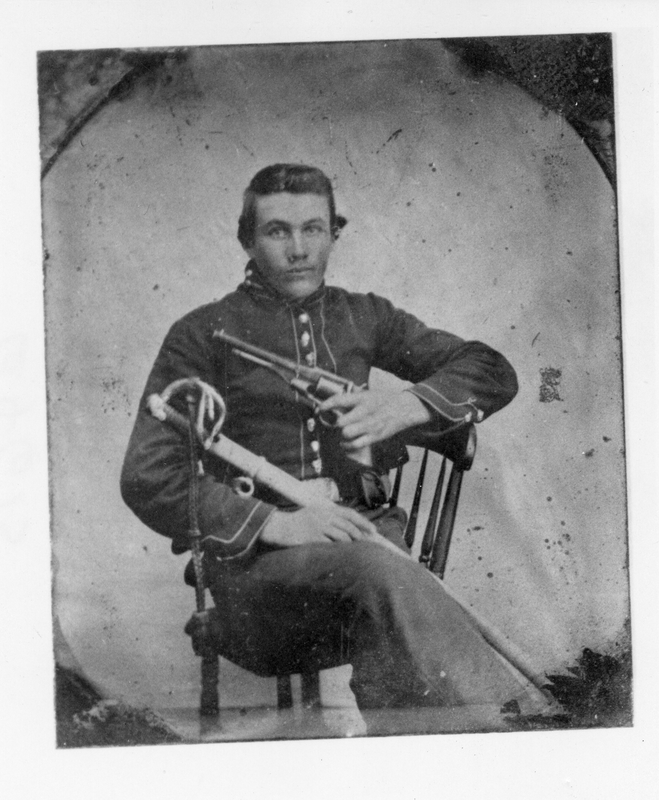 An Unidentified Soldier Holding a Gun | Harry S. Truman