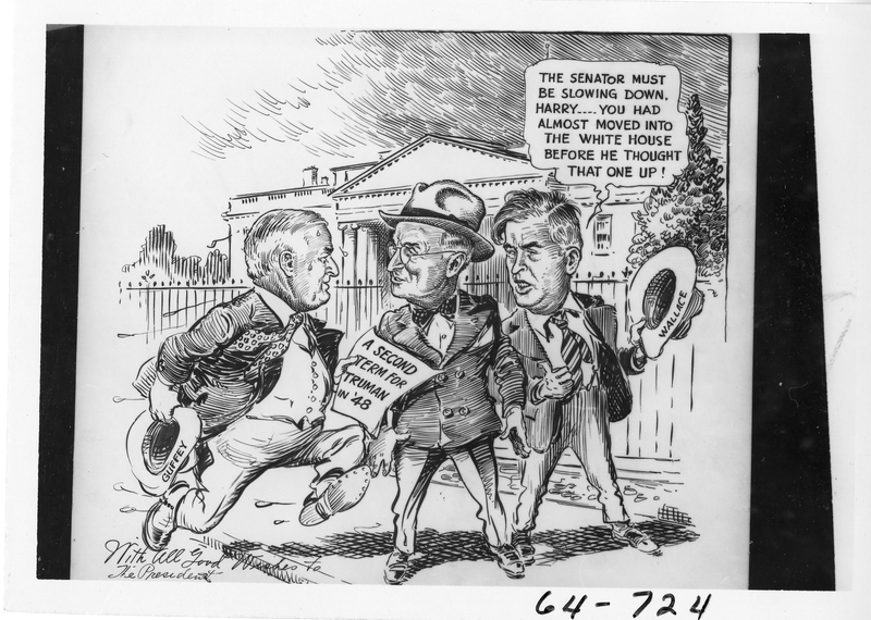 Political Cartoon, "A Second Term for Truman in '48" | Harry S. Truman