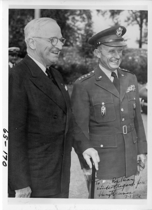 Former President Harry S. Truman and General R. Henry | Harry S. Truman
