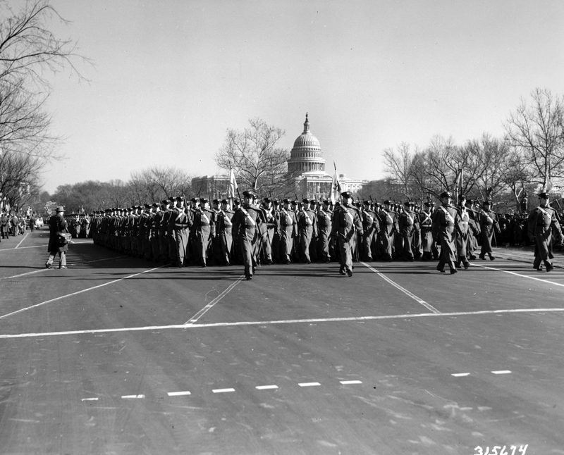 Cadets of the United States Military Academy in inaugural parade ...