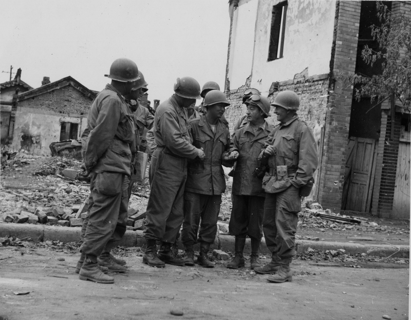 General Lowe Congratulates Soldiers | Harry S. Truman