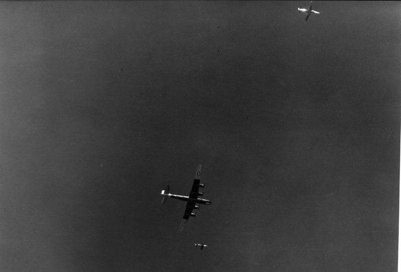 A tiny JB-2 is set airborne by a B-50 superfortress bomber | Harry S ...