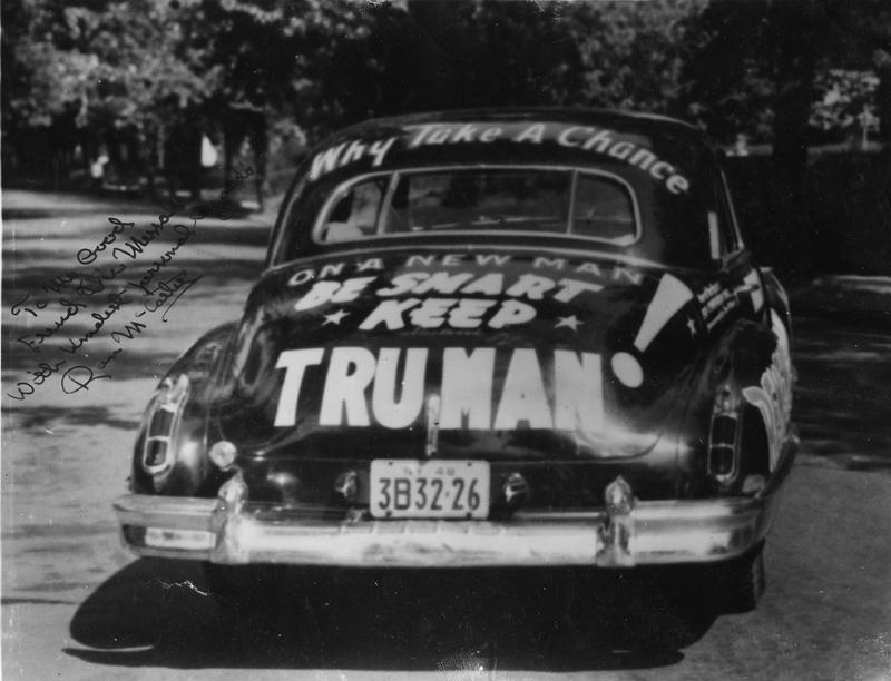 Truman campaign car | Harry S. Truman