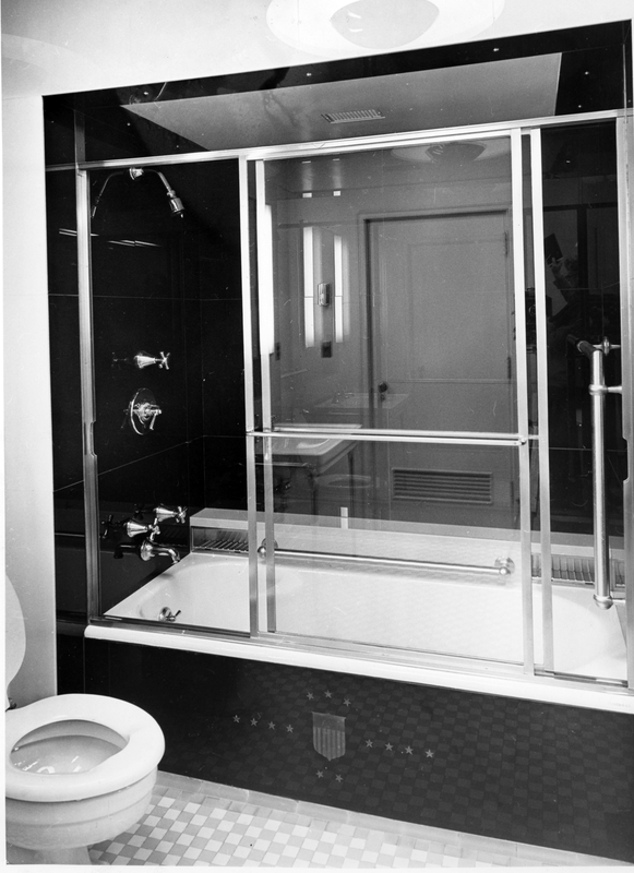 East view in bathroom of Room 213 of White House | Harry S. Truman