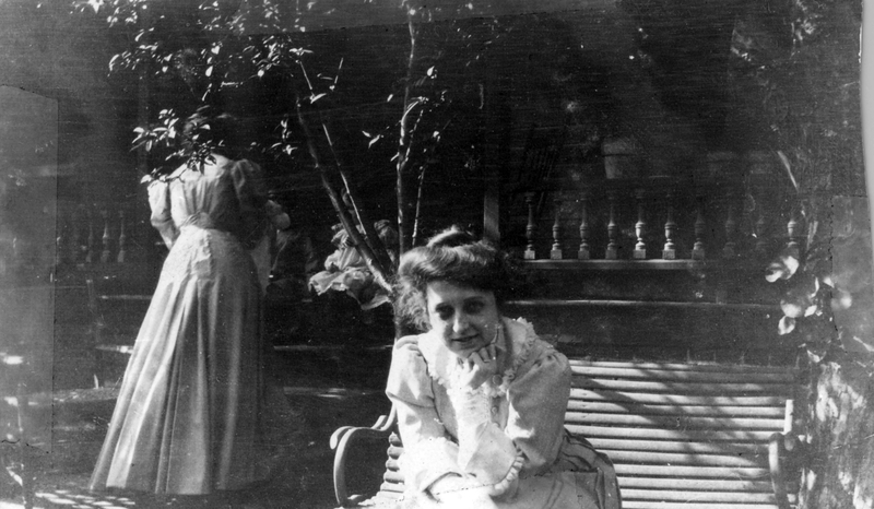 Nellie Tilford Noland and Mary Ethel Noland by Side Porch of Noland ...