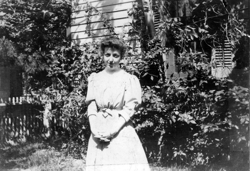 Mary Ethel Noland in Backyard of Noland House | Harry S. Truman