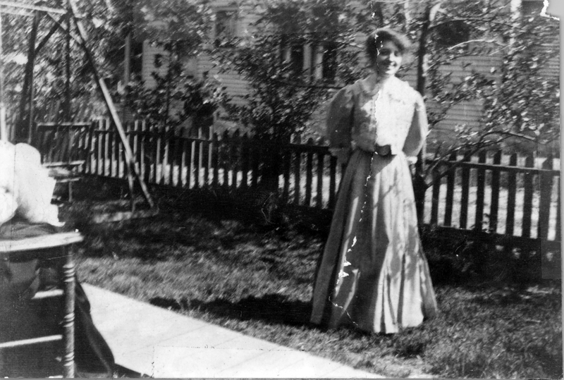 Nellie Tilford Noland in Side Yard of Noland House | Harry S. Truman