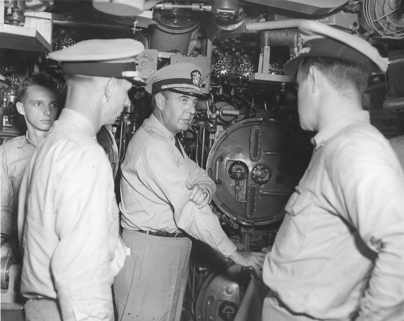 Dennison on board a submarine | Harry S. Truman