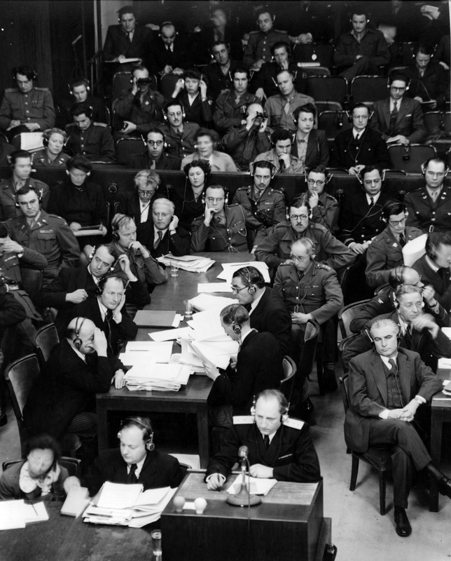 General Rudenko addressing the Tribunal on behalf of Soviet Russia at ...