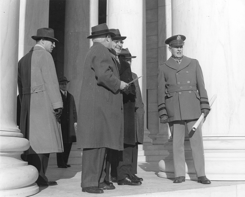 Truman and Ickes at the Jefferson Memorial | Harry S. Truman