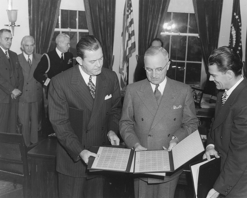 Truman at Stamp Ceremony | Harry S. Truman
