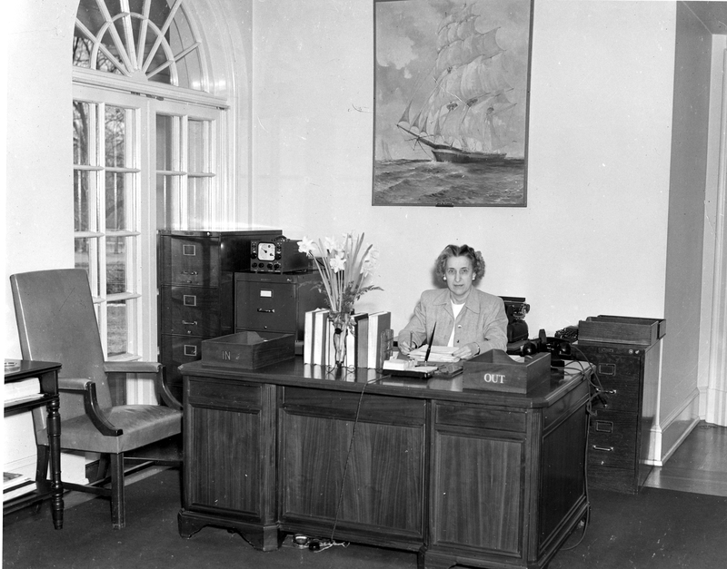 Rose Conway at her desk | Harry S. Truman