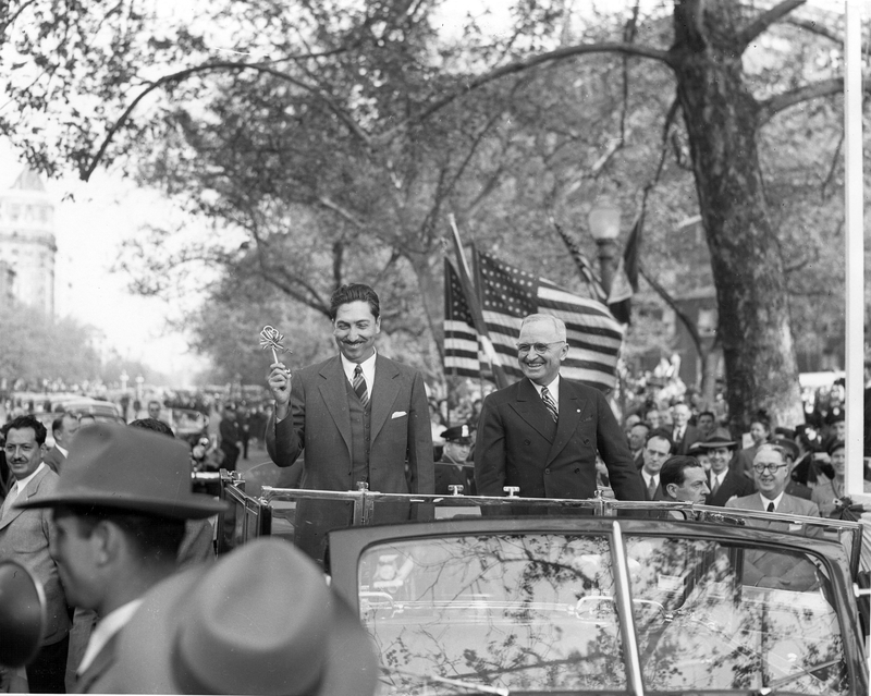 Welcoming ceremony for Aleman | Harry S. Truman