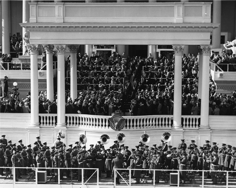Distance view of inauguration of President Truman | Harry S. Truman