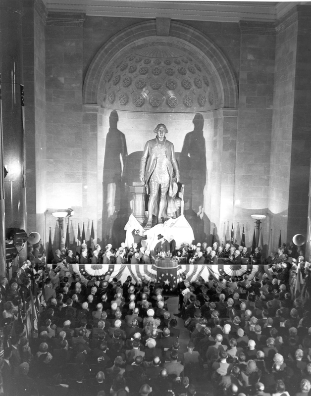 Unveiling of the George Washington Statue, National Masonic Memorial ...