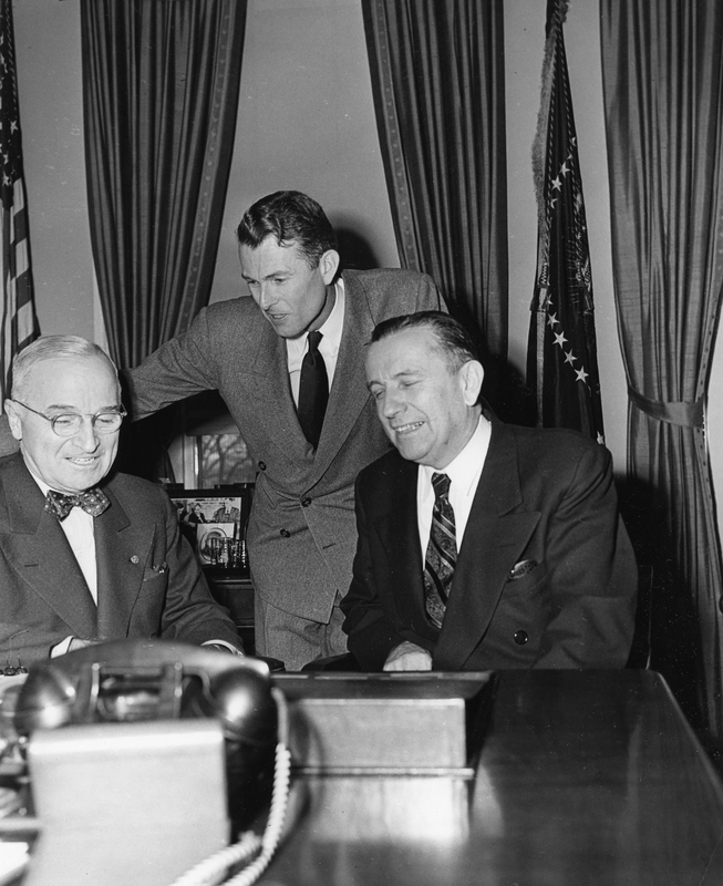 Truman with Secretary and Assistant Secretary of Interior | Harry S. Truman