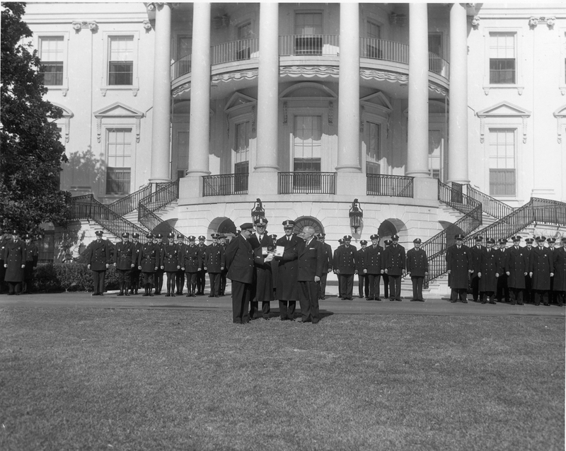 President Truman Receiving Badges of Honor | Harry S. Truman